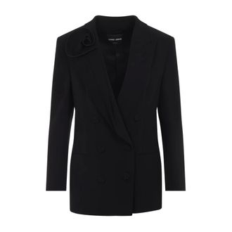 Giorgio Armani Damen, Jacken, Schwarzk, XSGr&ouml;&szlig;e