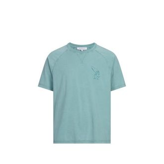 Maison Kitsun&eacute; T-shirt droit imprim&eacute; Fox en coton