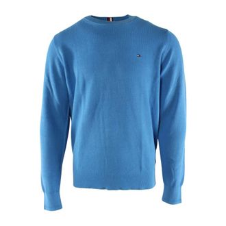 Tommy Hilfiger Round-Neck Strickwaren - - Knitwear - Herren - Blau - L