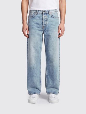 Golden Goose Jean Parker wide leg en denim de coton &agrave; taille mi-haute