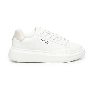 Liu Jo Homme, Chaussures, Blanc, Taille: 42 EU Big 01 Platform Baskets