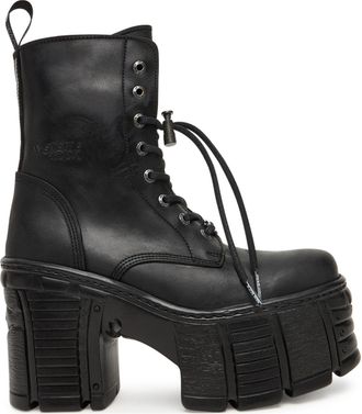 New Rock Schnürschuhe NEW ROCK M-TM001-C2 Schwarz