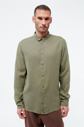 Givn Herren vegan Hemd Kent Faded Olive