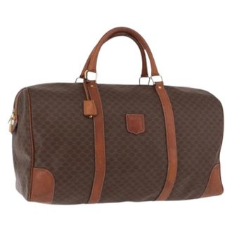 Celine Pre-owned Vintage Boston Bag - Femme - Pre-owned - Brun - Taille: ONE Size
