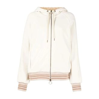 Eleventy Full Zip Sweatshirt - - Sweatshirts & Hoodies - Damen - Beige - L