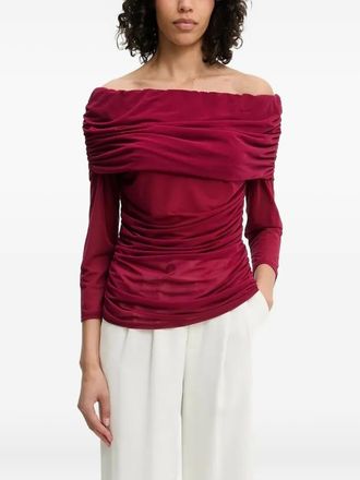 Never Fully Dressed Schulterfreies Oberteil - Rot