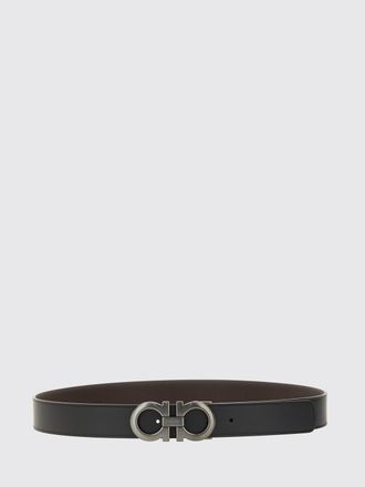 Ferragamo Ceinture r&eacute;versible en cuir avec boucle Gancini embo&icirc;table