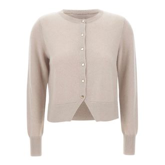 Kaos Kaos - Cardigan en laine - Femme - Pulls - Beige - Taille: 40 FR