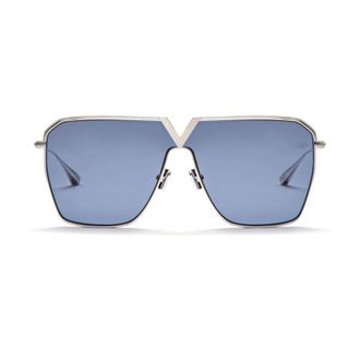 Valentino Elegante Navigator Shield Sonnenbrille Silber - - Accessories - Damen - Grau - ONE SIZE
