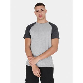 Brave Soul T-Shirt MTS-149BAPTISTJ Grau Straight Fit