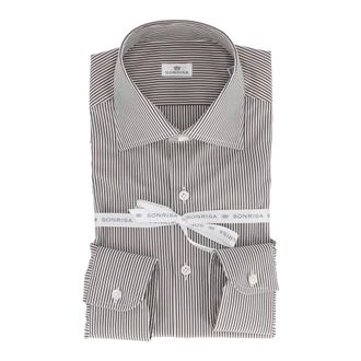 Sonrisa Homme, Chemises, Brun, Taille: 2XL Camicia Uomo