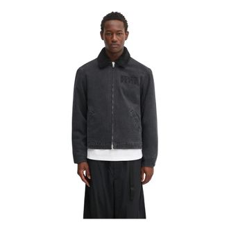 Kenzo Sherpa-Kragen Jeansjacke - - Jackets - Herren - Schwarzk - M