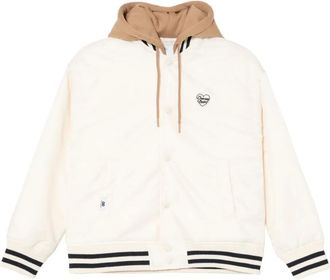 Chocoolate veste bomber à logo brodé - Tons neutres