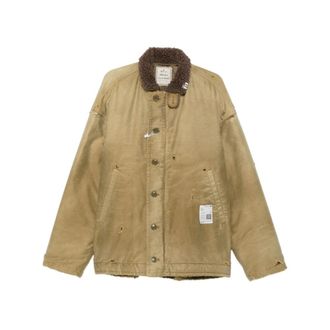 Miharayasuhiro Sun Faded Military Blouson - - Jackets - Herren - Gr&uuml;n - M
