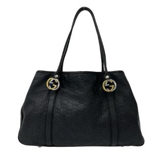Gucci Pre-owned GG Twins Shima Leder Tote Bag - - Pre-owned - Damen - Schwarzk - ONE SIZE