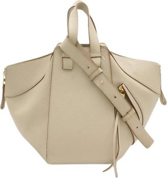 Loewe Pre-owned Hammock Small Leather 2way Bag - Femme - Pre-owned - Beige - Taille: ONE Size