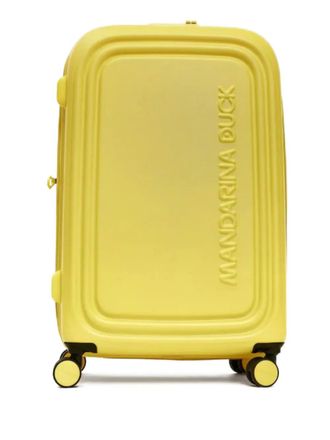 Mandarina Duck valise &agrave; logo emboss&eacute; - Jaune