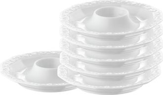 Rosenthal Maria Weiss Eierbecher mit Ablage Set6