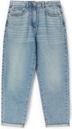 Motivi Femme, Jeans, Bleu, Taille: 46 FR Boyfriend Jeans avec Revers