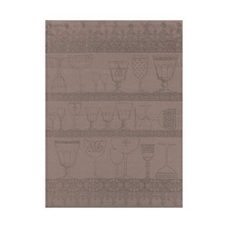 Le Jacquard Français Le Jacquard Francais - Cristal - Geschirrtuch/Gläsertuch - Poivre Gris - Reines Leinen