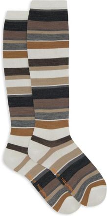 Gallo Gallo, Femme, Sous-v&ecirc;tements, Multicolore, Taille: ONE Size Longues chaussettes ray&eacute;es en laine