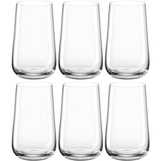 Leonardo HOME Brunelli 066417 LD Lot de 6 gobelets en verre Transparent 530 ml