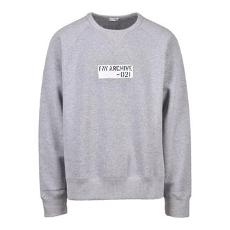 Fay Herren, Sweatshirts & Hoodies, Grau, 2XLGr&ouml;&szlig;e