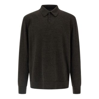 Maison Margiela Woll-Polohemd - - Knitwear - Herren - Braun - L