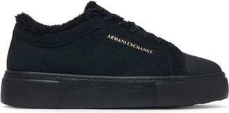 A|X Armani Exchange Sneakers aus Stoff XW003067 AF27450 UC001 Schwarz