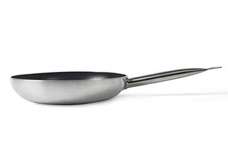 Galileo Casa 5901848 Professional Pfanne, 28 x 6,5 cm, antihaftbeschichtet, Stahl/Silber