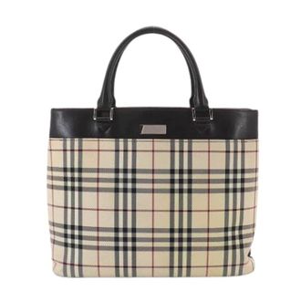 Burberry Sac cabas vintage Pre-owned - Femme - Pre-owned - Beige - Taille: ONE Size