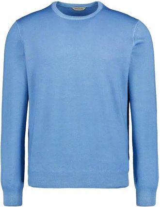 Gran Sasso Herren Pullover blau unifarben