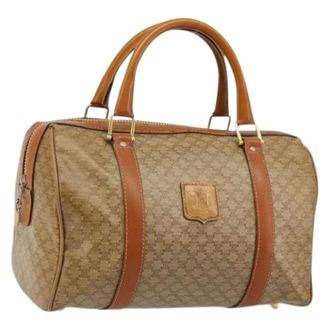 Celine Sac Boston Vintage doccasion - Femme - Pre-owned - Beige - Taille: ONE Size
