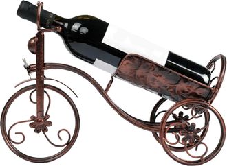 Generic Metallehalter - Kreativer Aussteller, horizontaler Organizer f&uuml;r Wein f&uuml;r Wohnzimmer, Einzelhalter | Fahrrad-f&ouml;rmiger Weinhalter mit Tischanzeige, Fah