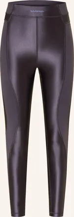 lululemon Lululemon Lauf-Tights Satin Shine 25in lila