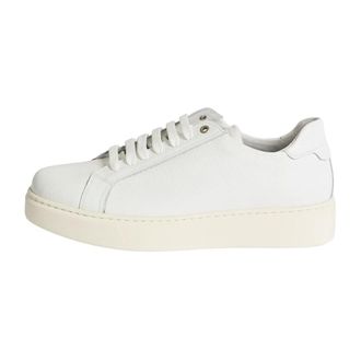 Exton Homme, Chaussures, Blanc, Taille: 43 EU Baskets en cuir