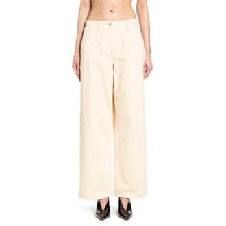 Magda Butrym Wide Leg Denim Trousers