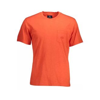La Martina Homme, Tops, Orange, Taille: M Tee-shirt rose &eacute;l&eacute;gant brod&eacute; avec poche