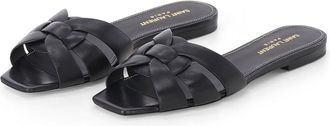 Saint Laurent Pantoletten aus Leder