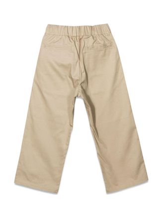 Palm Angels Drill Cotton Trousers - Beige