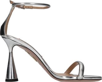 Aquazzura Femme, Chaussures, Gris, Taille: 37 EU Sandales &agrave; Talons Hauts