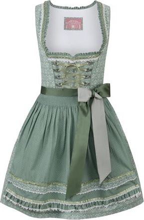 Stockerpoint Dirndl Kim Robe pour Occasion spéciale, Vert (Sauge), 38 Femme