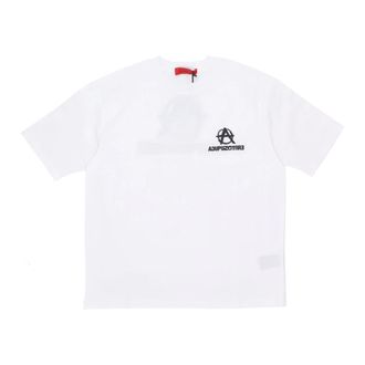 Acupuncture Wei&szlig;es Staggering Tee Kurzarmshirt - - Tops - Herren - Wei&szlig; - XL