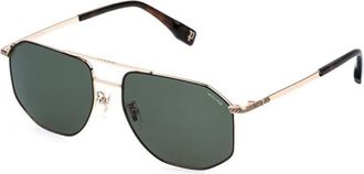 Police Homme, Accessoires, Jaune, Taille: 58 MM Grind 3 Lunettes de soleil