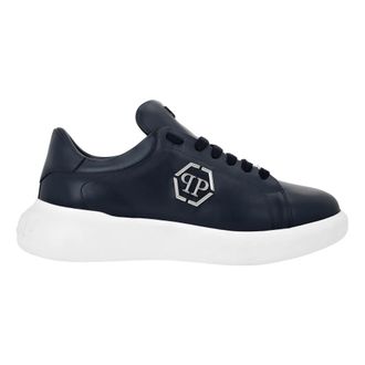 Philipp Plein unisex, Chaussures, Bleu, Taille: 42 EU Lo-top Baskets Hexagon