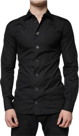 Dolce & Gabbana Homme, Chemises, Noir, Taille: XS Chemise habill&eacute;e