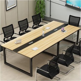 Generic Gro&szlig;er B&uuml;ro-Besprechungstisch, Konferenztisch for 10 Personen, for 8-12 Personen, Metallgestell, verschlei&szlig;fest, geeignet for Gruppenbesprechungen(F,2