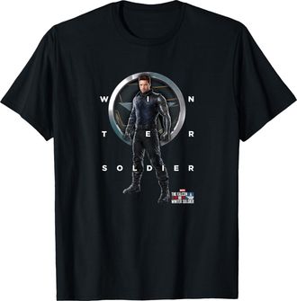 MARVEL The Falcon And The Winter Soldier Bucky Shield T-Shirt