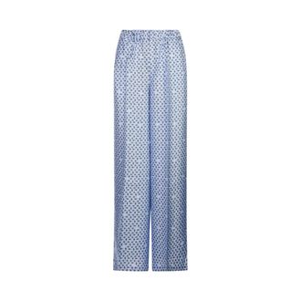 Max Mara Femme, Pantalons, Bleu, Taille: 38 FR Mxm Vischio Pants