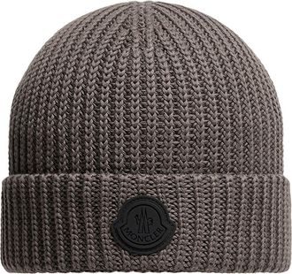 Moncler Moncler Bonnet En Coton, Homme, Marron, Taille: Uni